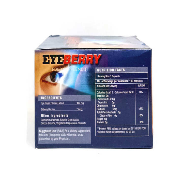 Eyeberry Dietary Food Supplement 1 Capsule | Lazada PH