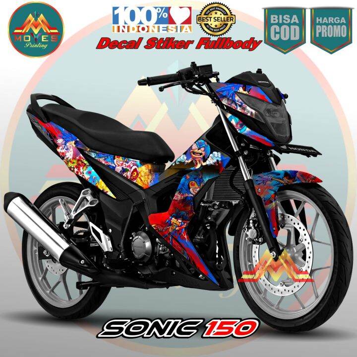 Decal sonic 150 r stiker decal motor honda sonic 150 r decal honda ...
