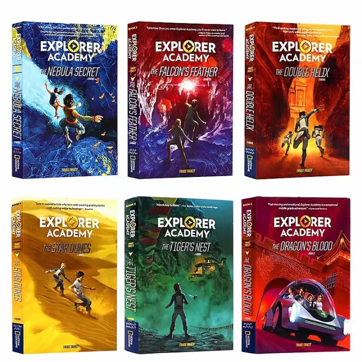 Explorer Academy series full color 6 books set English adventure novels ...