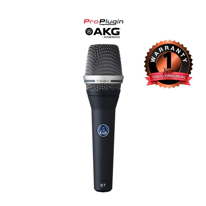 AKG D7 ไมโครโฟนแบบ Dynamic สำหรับเสียงร้องและเครื่องดนตรี ในการแสดงสด มาพร้อมเสียงอันทรงพลัง ...
