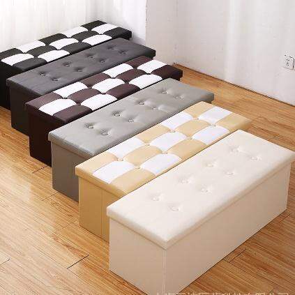 Rectangular Storage Stool Sit Sofa Folding Box Chair | Lazada PH