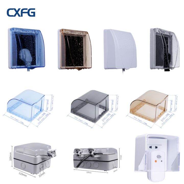 [HOT LIIUUOIOWS 109] CXFG ติดด้วยตนเองกันน้ำกล่องประเภท86/146ผนังซ็อกเ ...