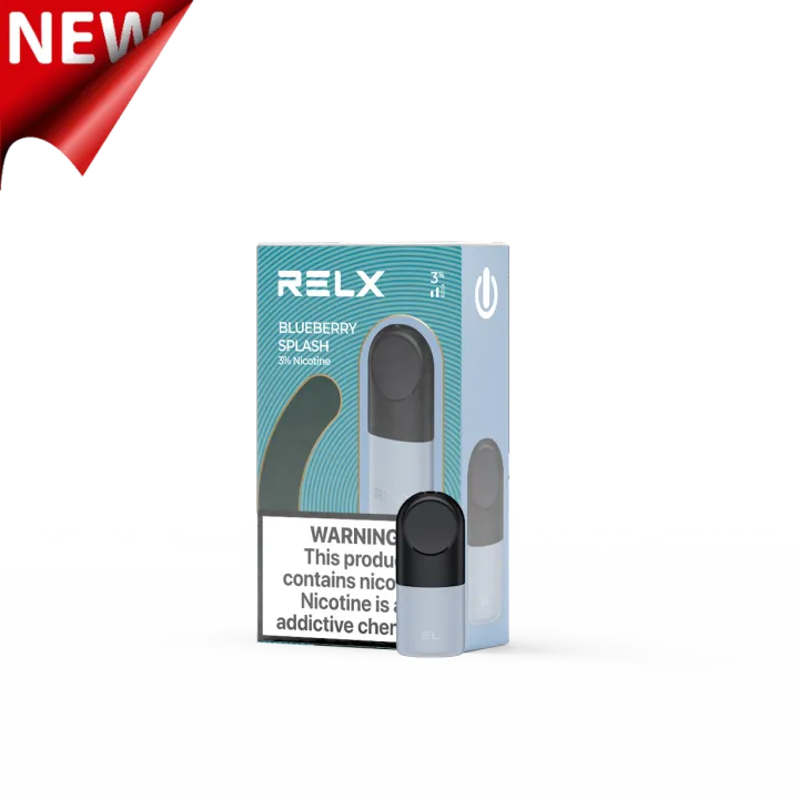 RELX Pod Pro BLUEBERRY SPLASH Flavor For RELX INFINITY Leak-Resistant ...