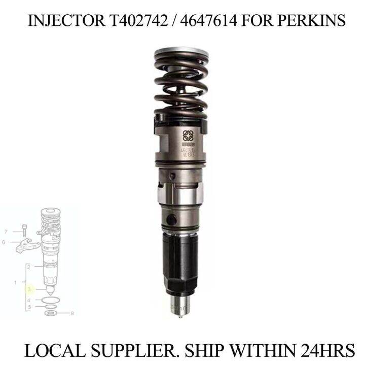 FUEL INJECTOR T402742 / 4647614 FOR PERKINS ENGINE | Lazada PH