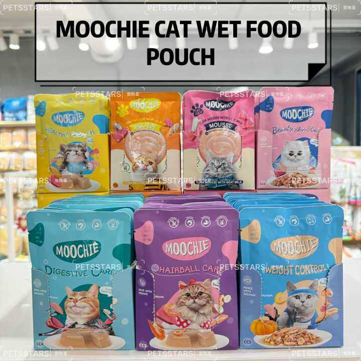 MOOCHIE CAT WET FOOD POUCH 70G | Lazada