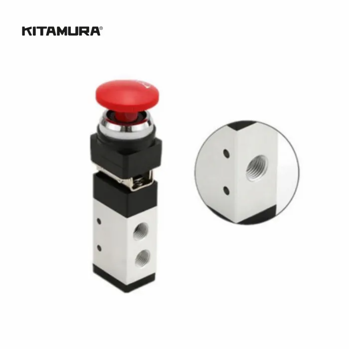 Mechanical Valve Push Lock Pneumatic 3/2 1/4" | Lazada Indonesia