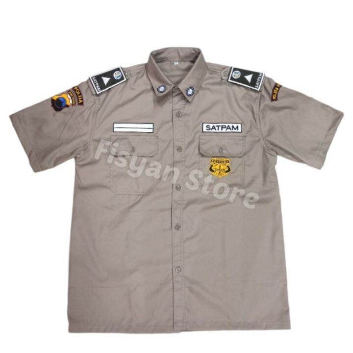 Seragam PDH Security | Seragam PDH Satpam Terbaru | Lazada Indonesia