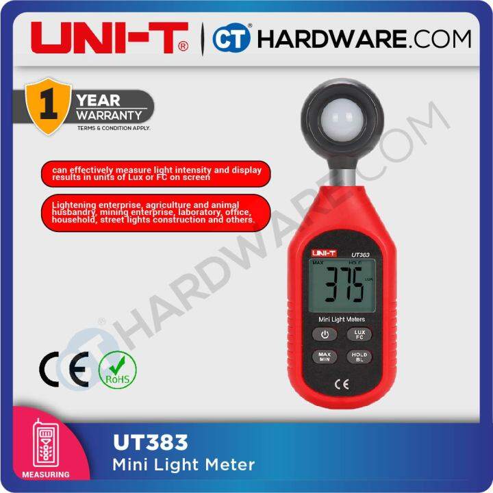 UNI-T UT383 MINI LIGHT METER | Lazada