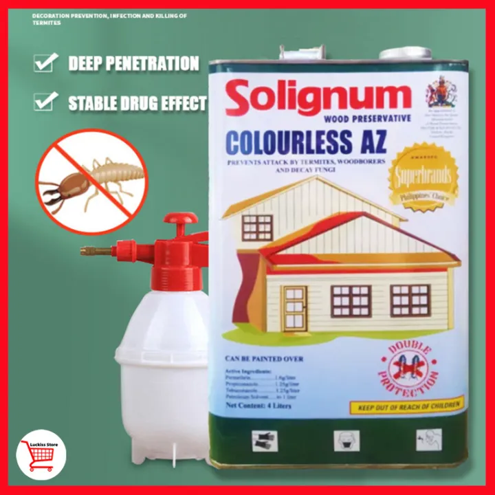 1000ml Solignum Wood Preservative Brown or Colourless AZ 1 Liter ...