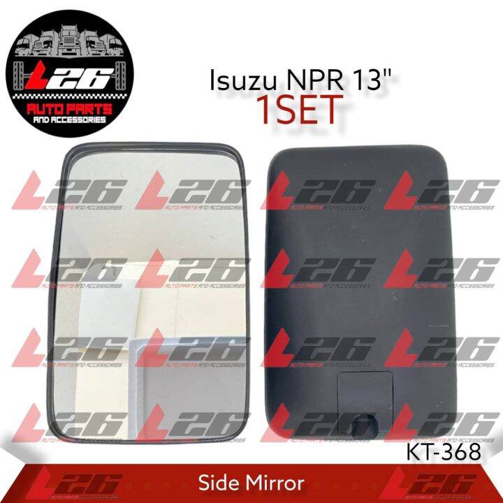 Isuzu NPR 13 inches SIDE MIRROR / AUTO MIRROR KT-368 | Lazada PH