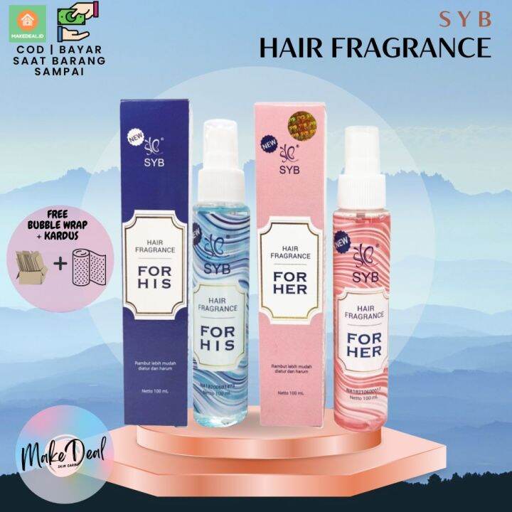 New Syb Hair Fragrance Spray For Her & His 20 Ml Bpom Vitamin Rambut ...
