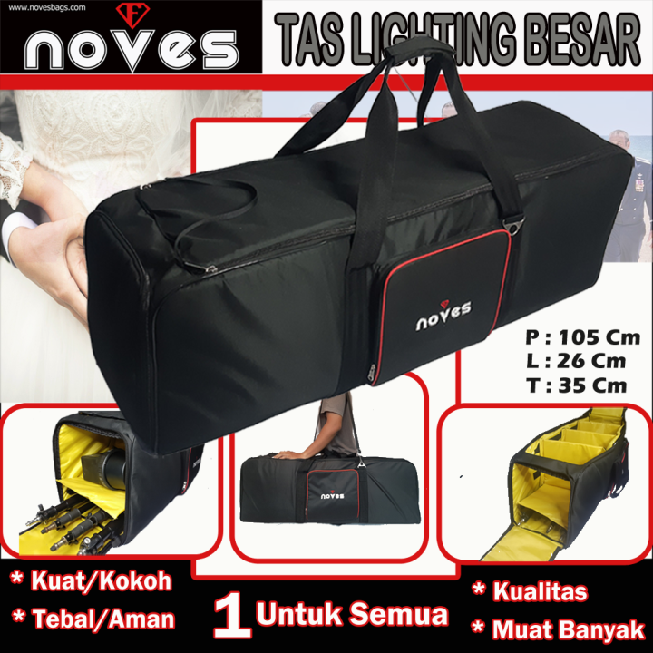 Tas fotografi softbox tripod bag dan semua keperluan ukuran (PxLxT) 105 x 26 X 35 cm sesuai ...