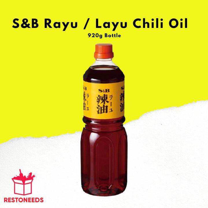 S&B Rayu / Layu Chili Oil 920g Bottle | Lazada PH