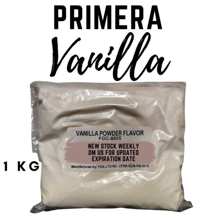 on sale ۩ Primera Vanilla Premium Powder Flavor 1kg for Milktea Milk ...