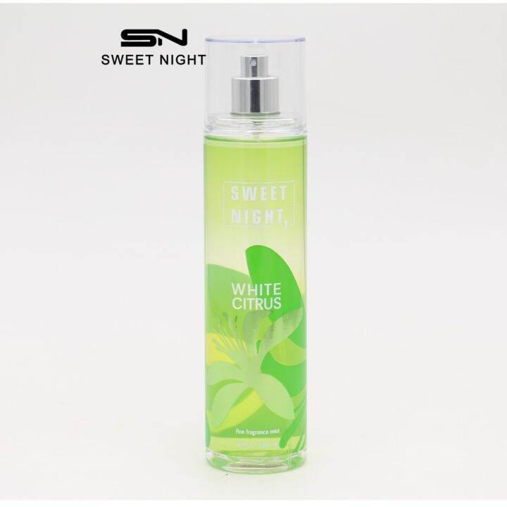 Sweet Night Signature Collection White Citrus Fine Fragrance Mist 236ML ...