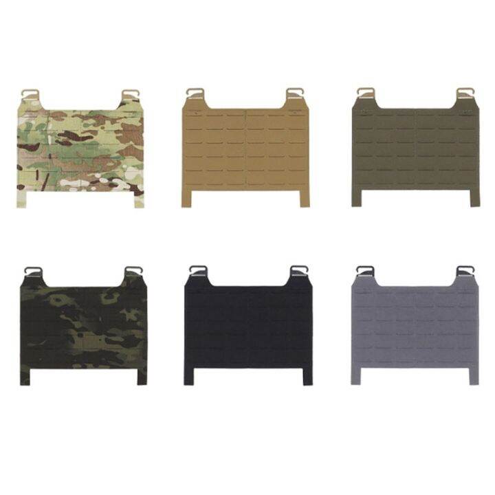 Tactical Vest Molle Front Panel Flat Pouch Expansion Conversion Board ...