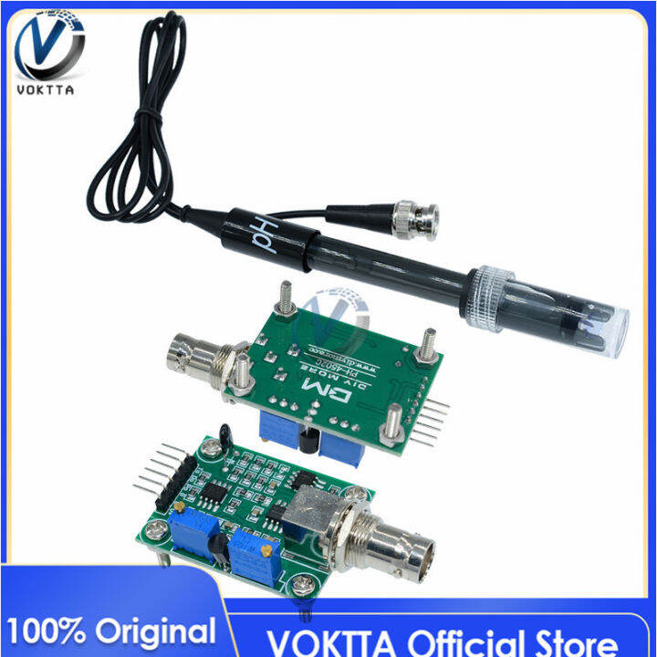 VOKTTA Liquid PH 0-14 Value Detection Regulator Sensor Module ...