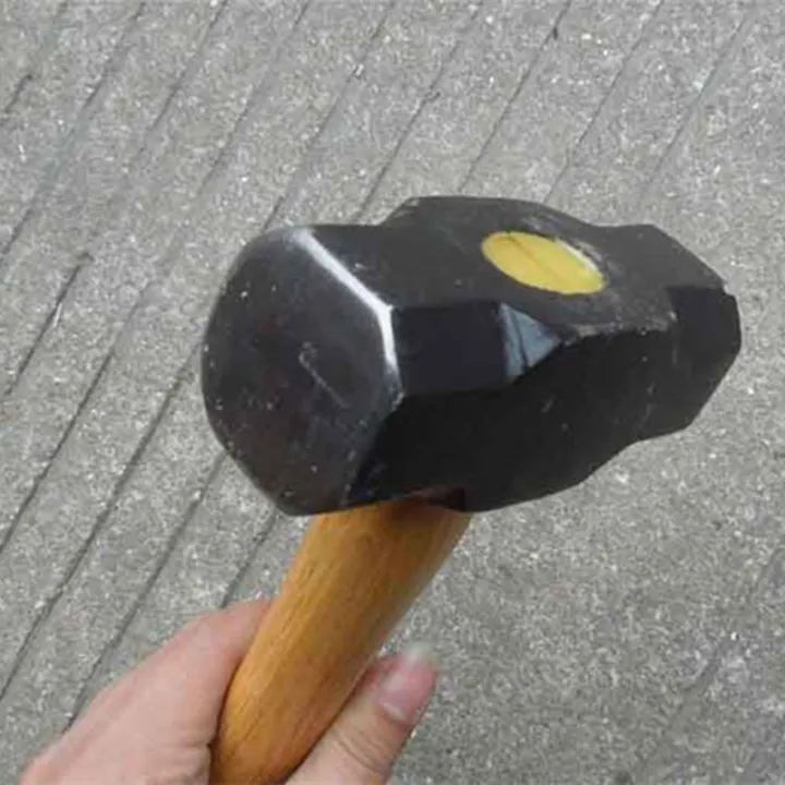 Octagonal steel square wooden handle heavy hammer hammer hammer wall ...