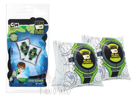 BEN 10 Alien Force Inflatable Swimming Safety Arm Bands 8"x6" | Lazada
