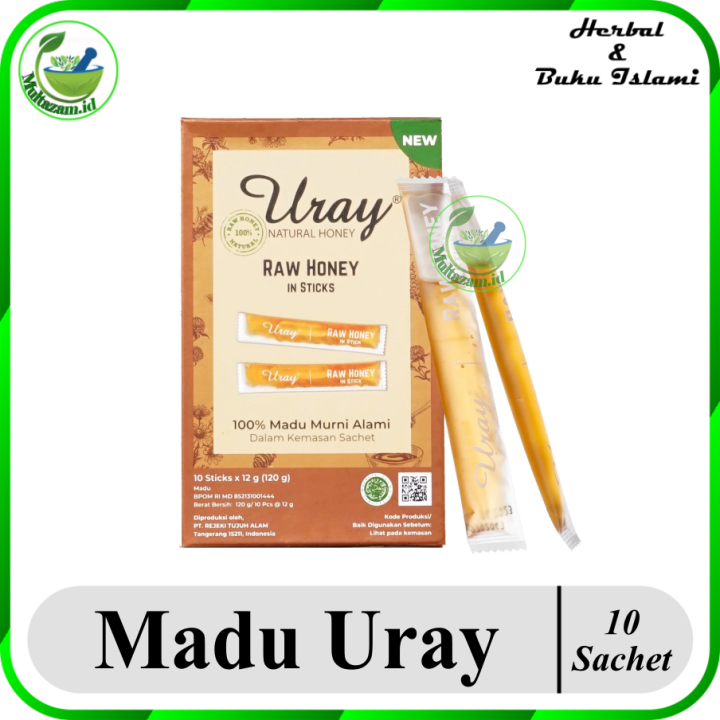 Madu Uray Natural Honey 10 Sticks Sachet | Madu Uray Raw Honey 10 ...
