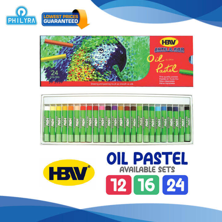 PHILYRA COD HBW OIL PASTEL SETS IN 12,16,24 ART SUPPLIES | Lazada PH