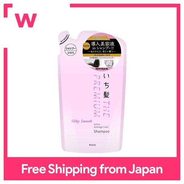 ICHIKAMI THE PREMIUM Extra Damage Care Shampoo (Silky Smooth) Refill ...