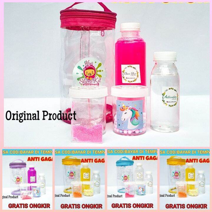SLIME KIT SMALL/BAHAN SLIME/DIY KIT/MAINAN EDUKATIF/SLIME BER SNI/SELEM ...