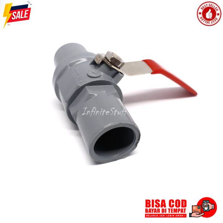 IF Stop Keran Handle Besi 1/2 Inci Ball Valve Gagang Besi Stop Kran | Lazada Indonesia