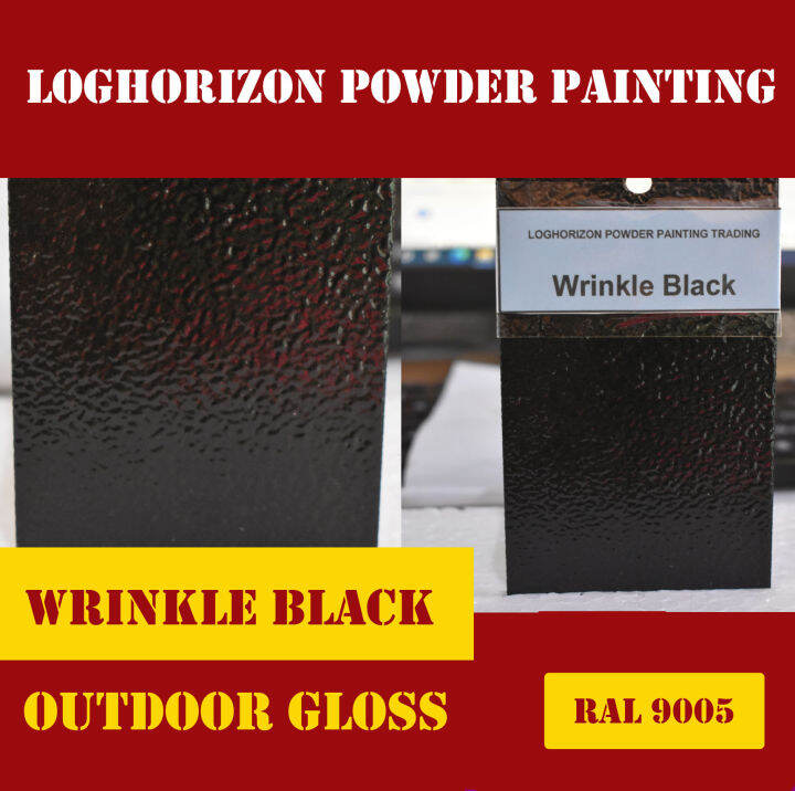 Powder Coating Paint - 20kg Wrinkle Black - OUTDOOR | Lazada PH