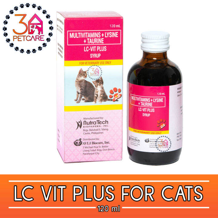 LC VIT PLUS Syrup Vitamins for Cats and Kittens (120ml) | Lazada PH