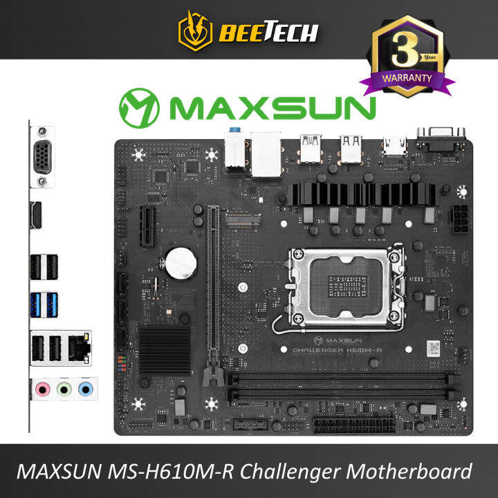 MAXSUN H610M-R Challenger Motherboard | Lazada