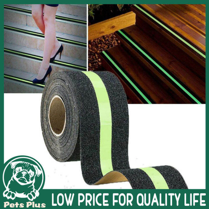 5M Luminous Tape Anti Slip Adhesive Tape Glowing Strip Stair Step Floor ...