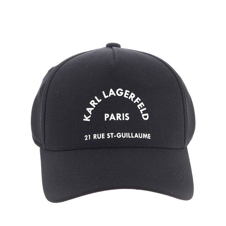 Karl Lagerfeld White Print Cap Baseball Hat | Lazada.co.th