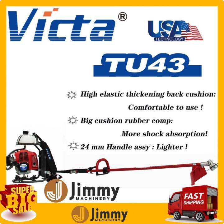 VICTA TU43 Brush Cutter 43cc Powerful Heavy Duty Engine Mesin Rumput ...