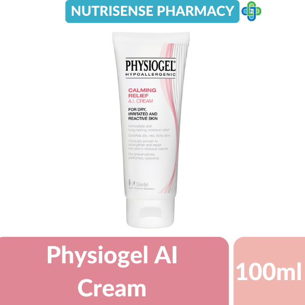 PHYSIOGEL CALMING RELIEF AI CREAM 100ML (Relief itch, sensitive reactive skin) | Lazada