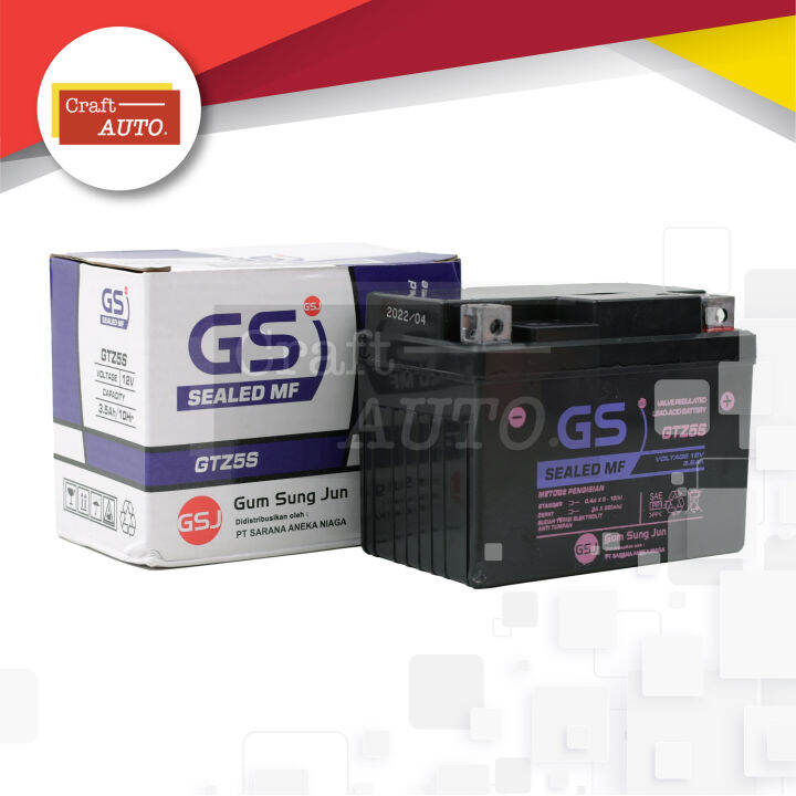 Harga Aki Motor Gtz5s | Promo CS Aki Bukateja