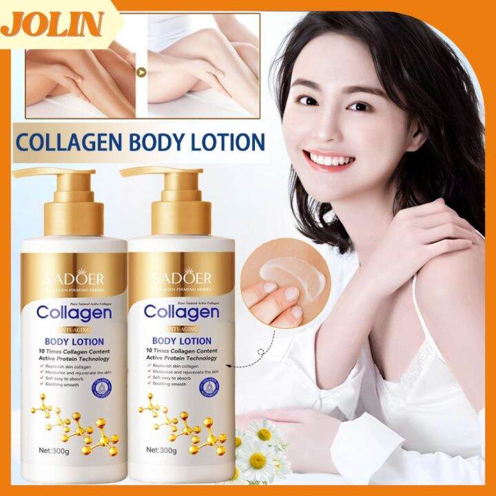 SADOER Whitening Body Lotion Refreshing Perfume Body Cream Sadoer Collagen whitening body lotion ...
