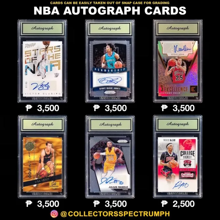 NBA Autograph Cards in Slab | Lazada PH