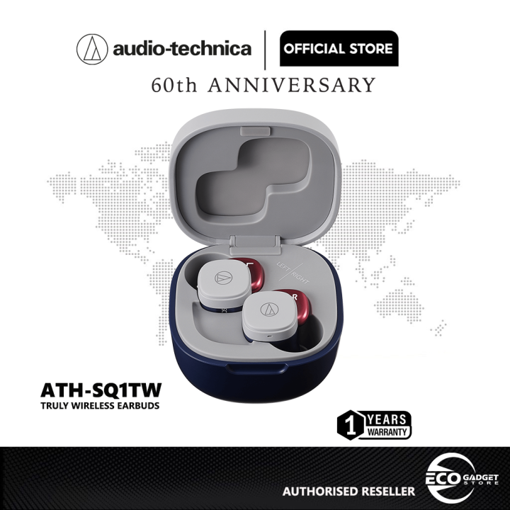 Audio-Technica ATH-SQ1TW Truly Wireless Earbuds | Lazada