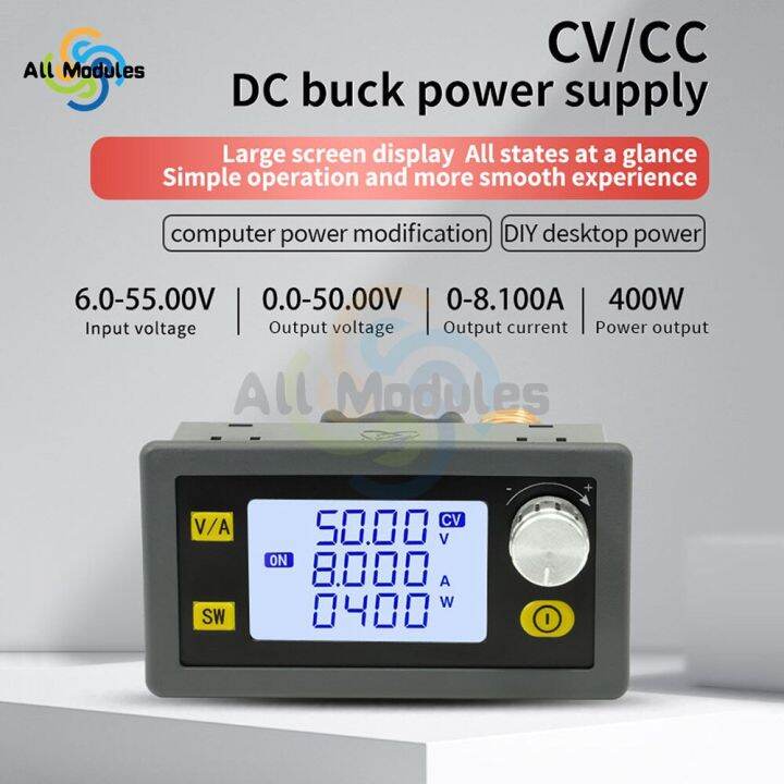 XY5008E DC Buck Boost Converter 6-55V Step Up Down Digital Control ...