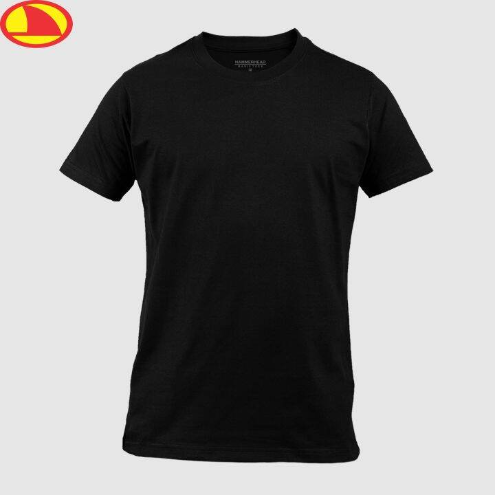HAMMERHEAD MENS BASIC ROUND NECK T-SHIRT - BLACK AND GRAY | Lazada PH