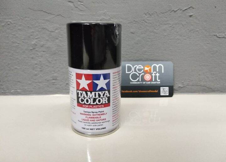 TAMIYA TS-6 Matt Black (สีสเปรย์ TS Spray DreamCraft Model) | Lazada.co.th