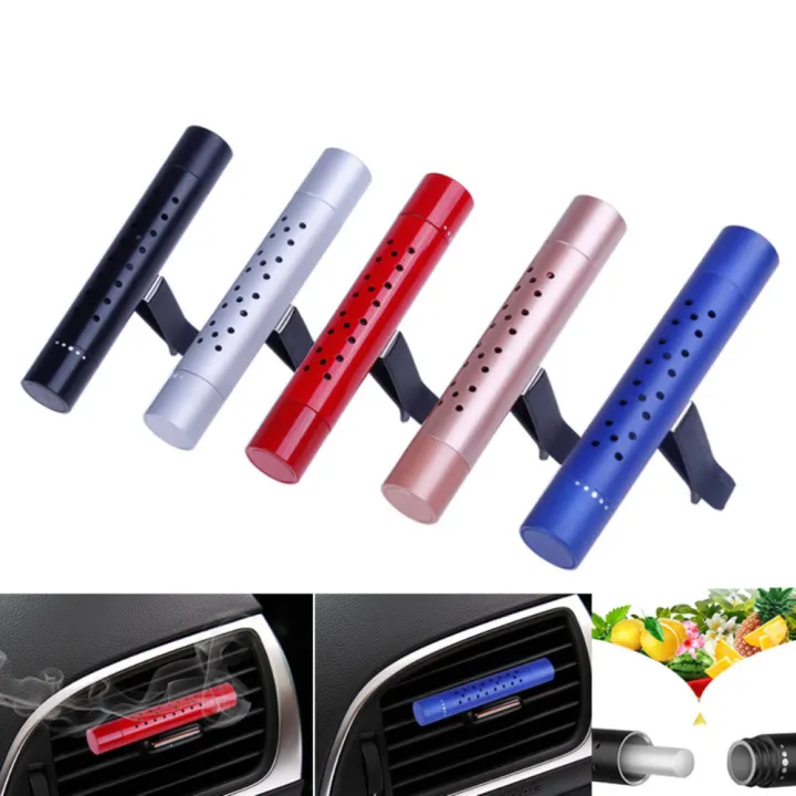 Car Air Freshener Outlet Vent Grille Perfume metal Tube Shell Mount ...
