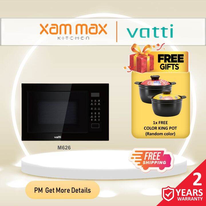 Vatti M626 - Built-In Microwave with Grill 25L | Lazada
