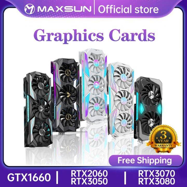 PC Cold MAXSUN Graphics Cards Full New RTX 2060 3060 Icraft 6GB GDDR6 ...