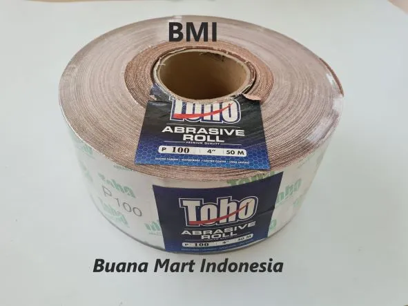 Amplas Roll TOHO No 100 | Amplas Meteran Grit 100 | Amplas Besi ...