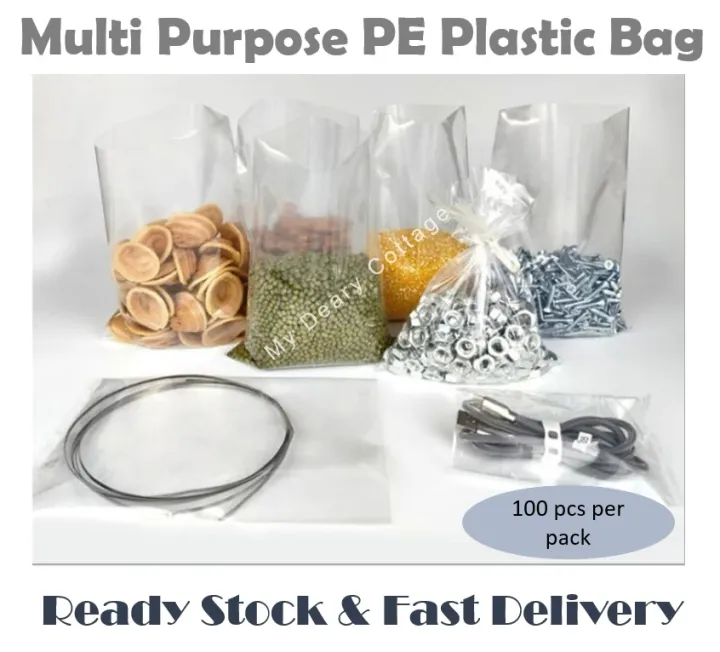 Ready Stock- PE Plastic Bag / Food Packaging/ Kacang Putih Kerepek ...