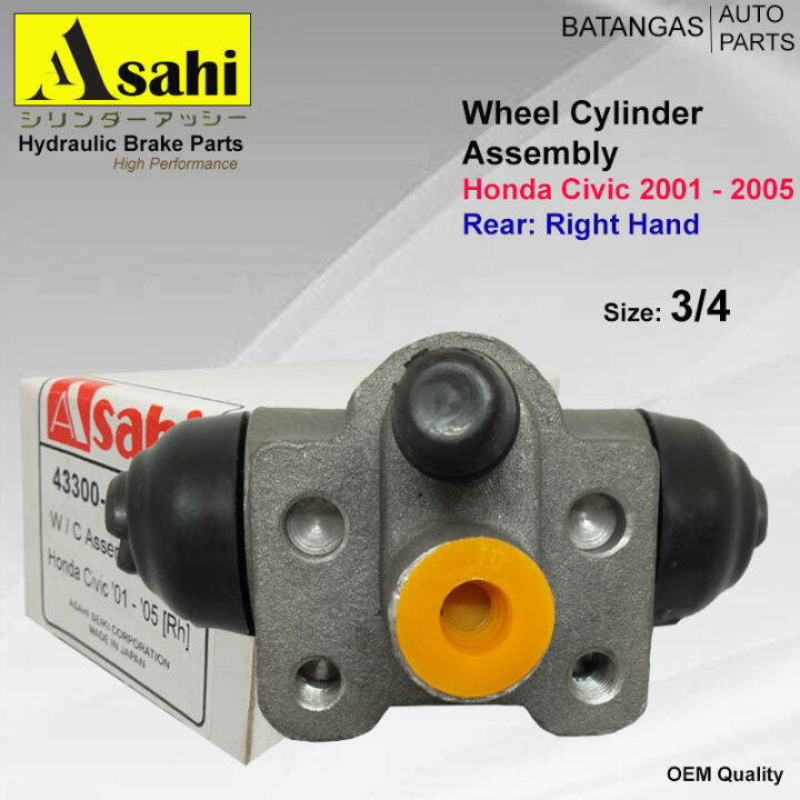 Wheel Cylinder Honda Civic 2001 - 2005 REAR-RIGHT 43300-S5A-003 | Lazada PH