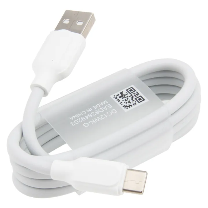 Fast Charge White Charging Data Sync Thick USB Type C Cable USB-C ...