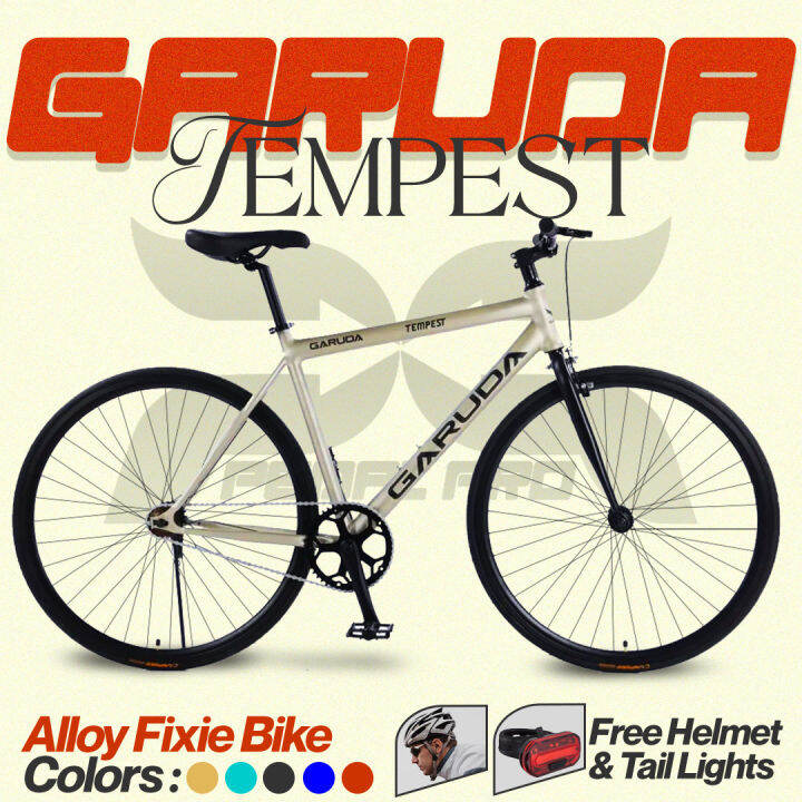 Garuda Tempest Alloy Fixie Bike 700x23c Recreational Outdoor Aluminum ...